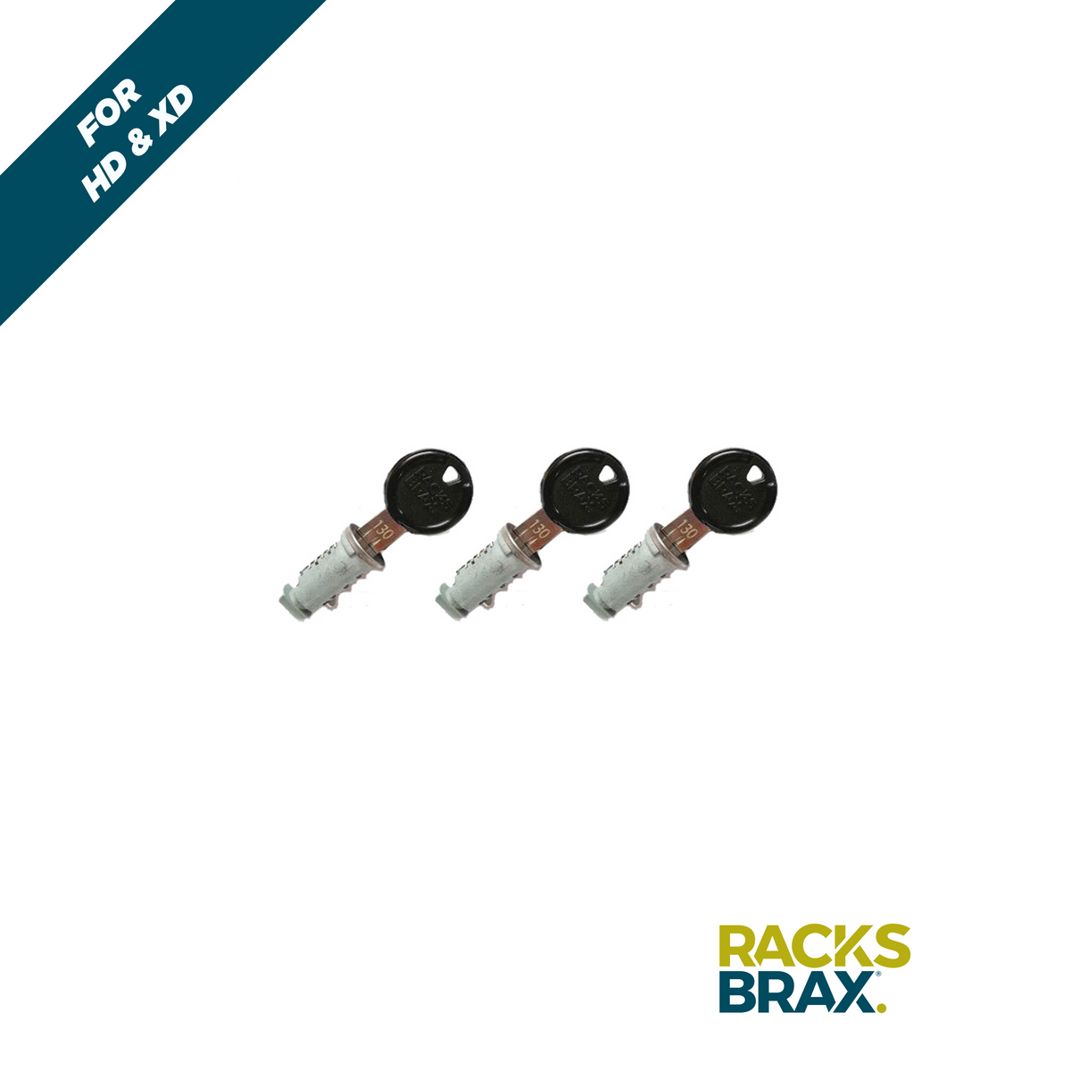 Racksbrax HD XD Lock With 1 Key Part (Triple) - RACKSBRAX – Overland Addict