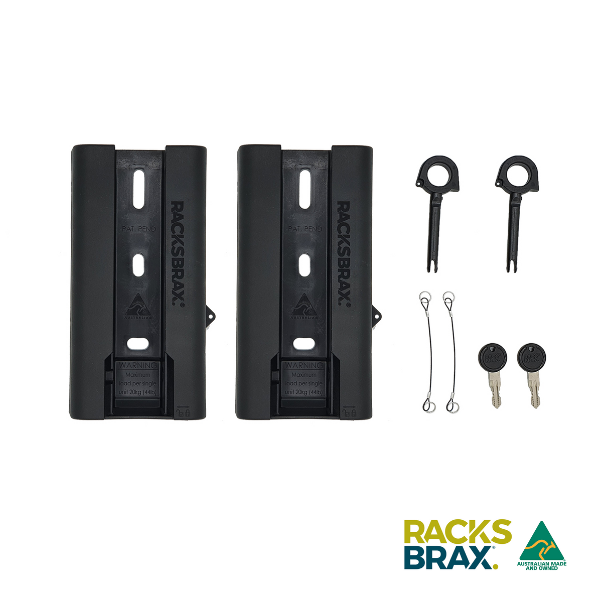 Racksbrax XD Lockable Wall Mount - RACKSBRAX – Overland Addict