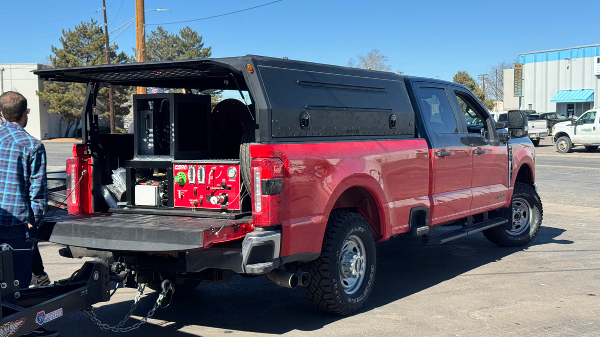 Full Wing Truck Cap Topper & Overland Camper Shell for Work, Camping ...