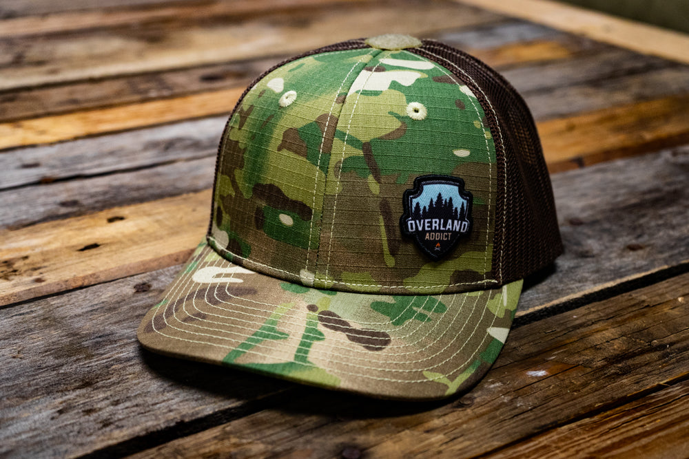 Overland Addict Camo Trucker Hat