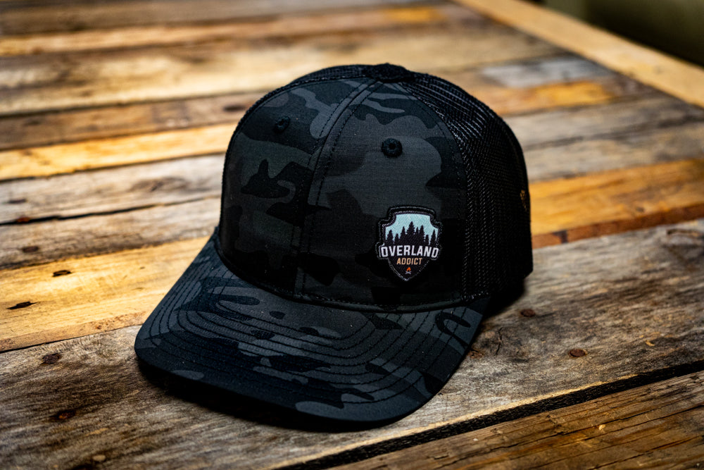 Overland Addict Camo Trucker Hat