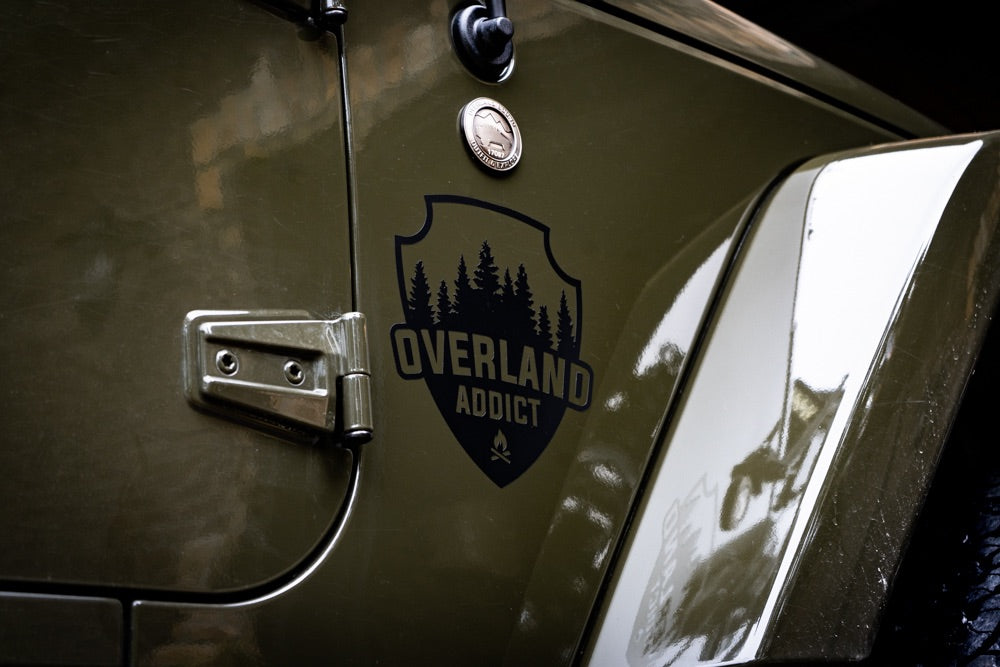 Overland Addict Vinyl Transfer Decal