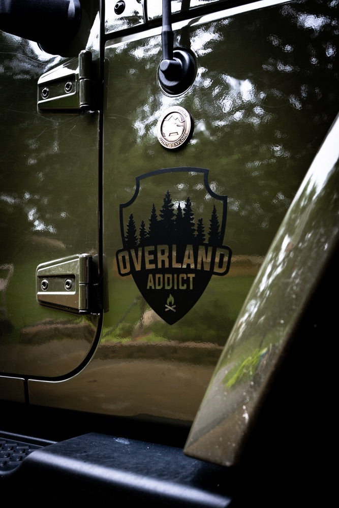 Overland Addict Vinyl Transfer Decal